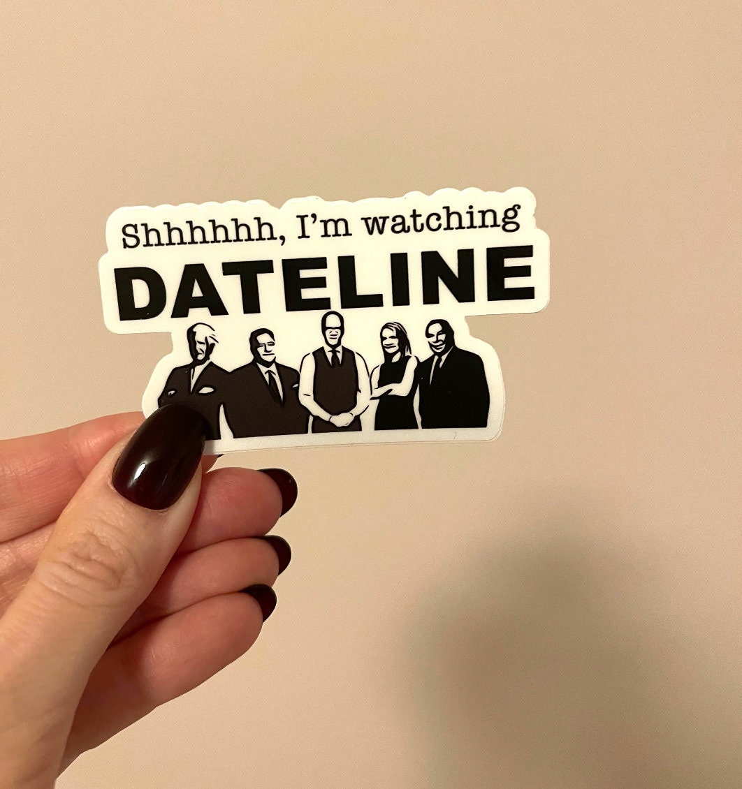 Dateline Inspired Sticker, Dateline Hosts Inspired Sticker, Keith ...