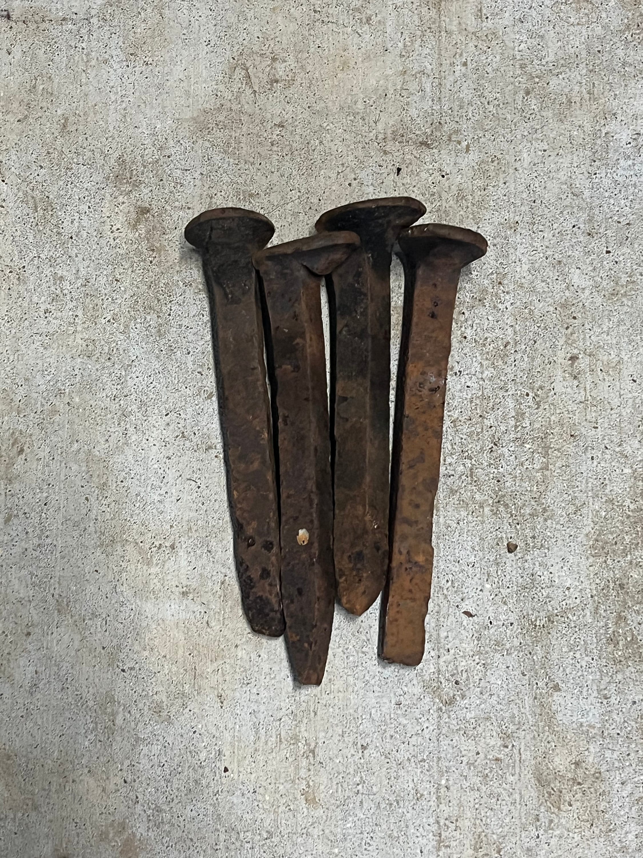 4 Vintage Antique Railroad Spikes - Etsy