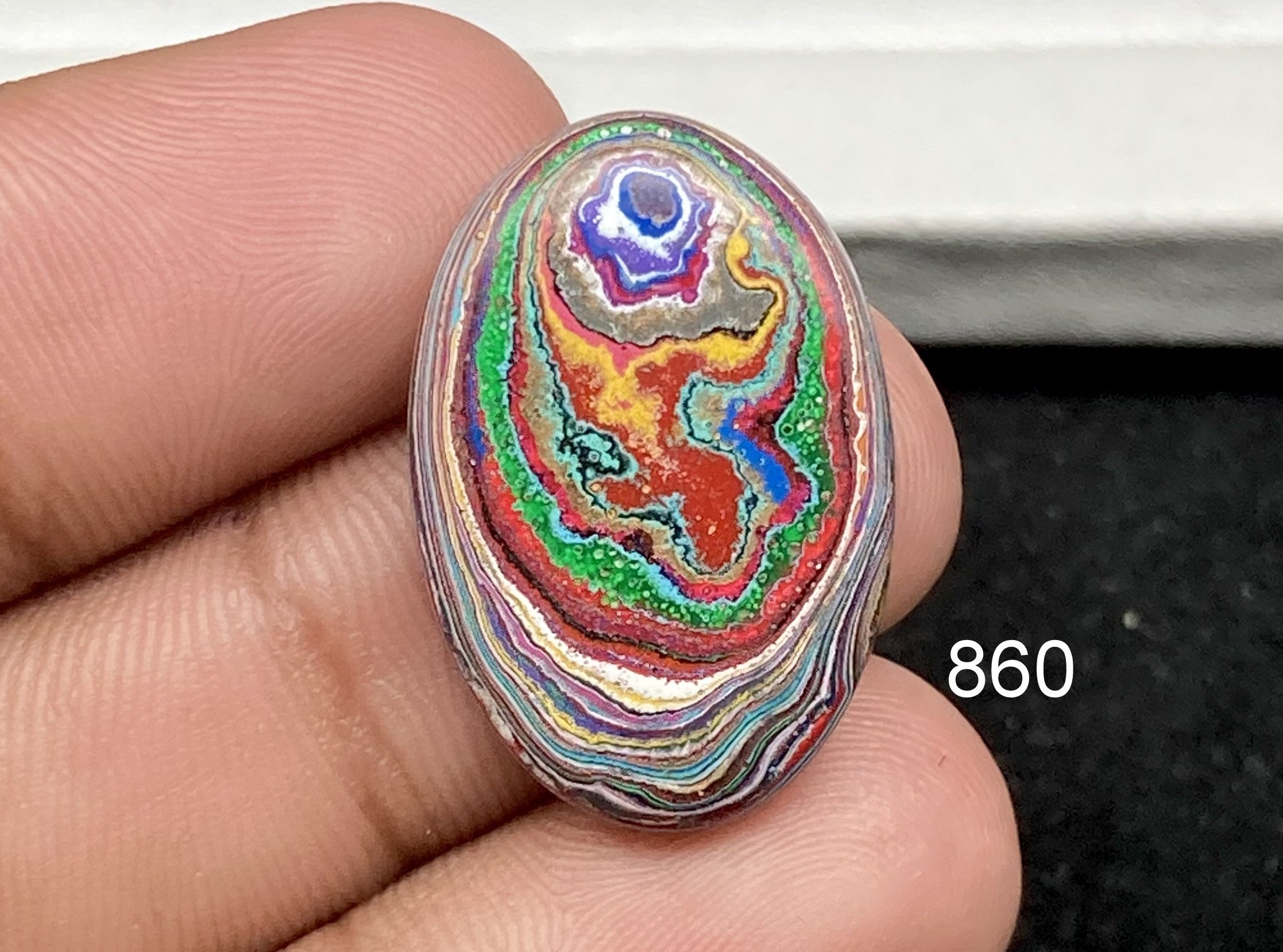 Fordite Cabochons, Natural Semi Precious Gemstone for Jewelry Making ...