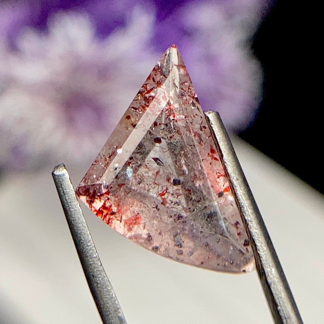 Rare !..SUPER SEVEN..! Gemstone With Amazing 7 Crystals Healing Stone ...