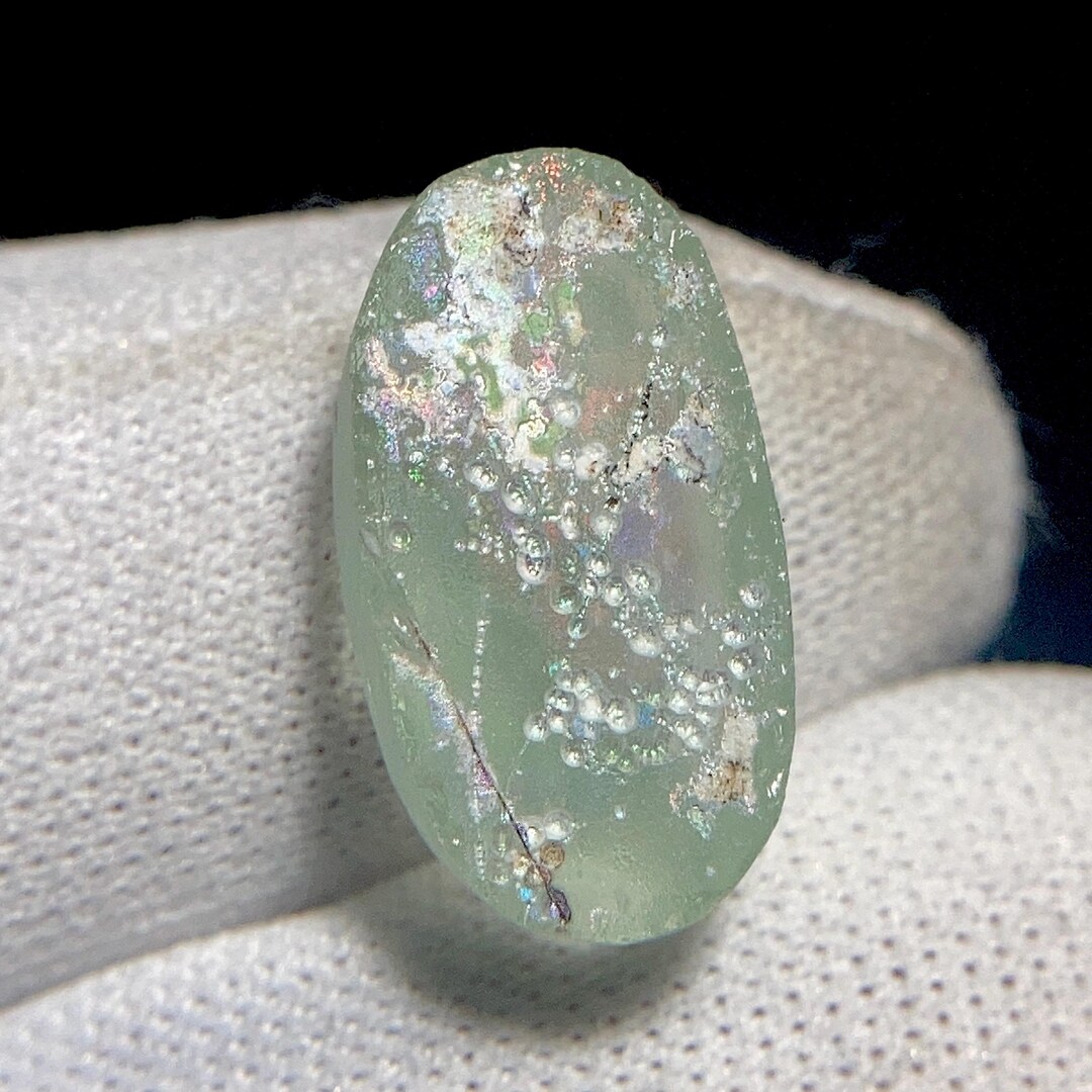 Unique Pattern....! Ancient Roman Glass, Amazing Multi Flashing Glass ...
