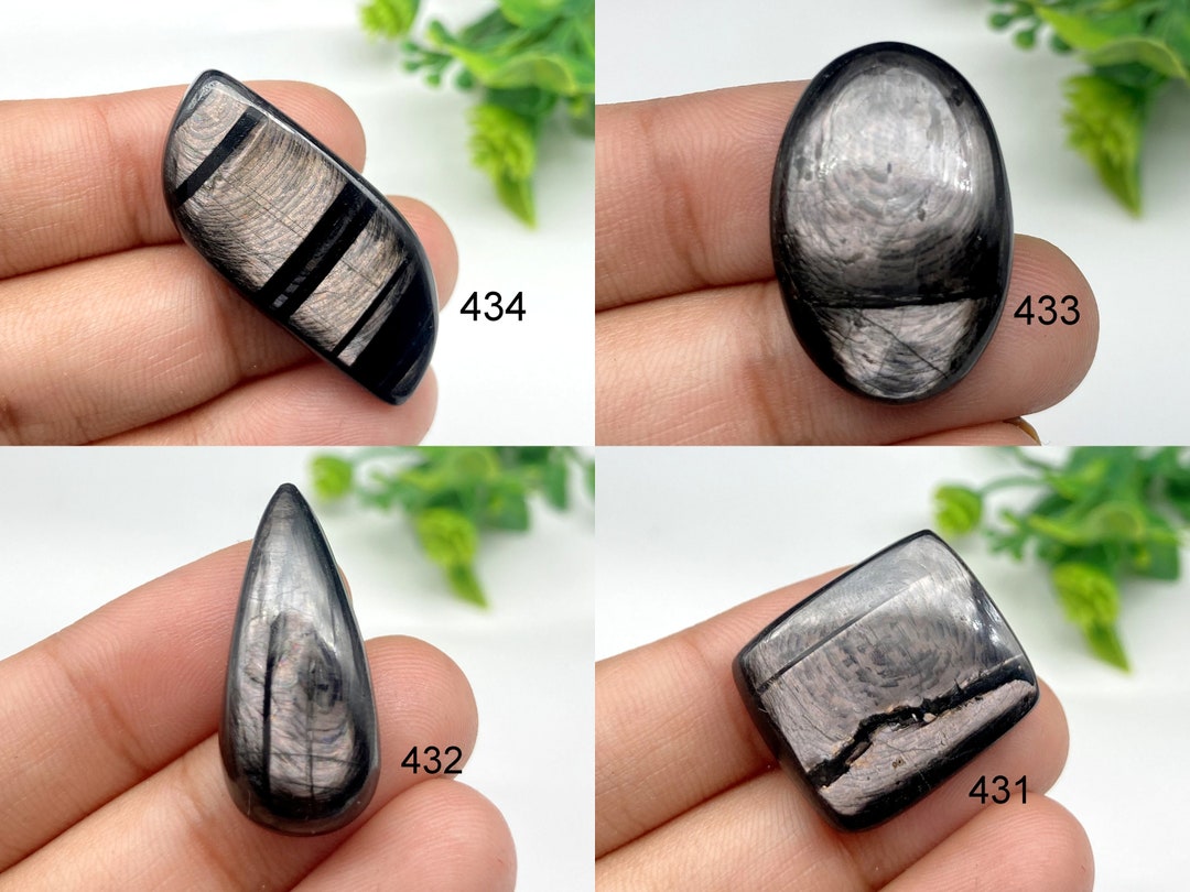 Hypersthene Cabochons, Natural Semi Precious Gemstone for Jewelry ...