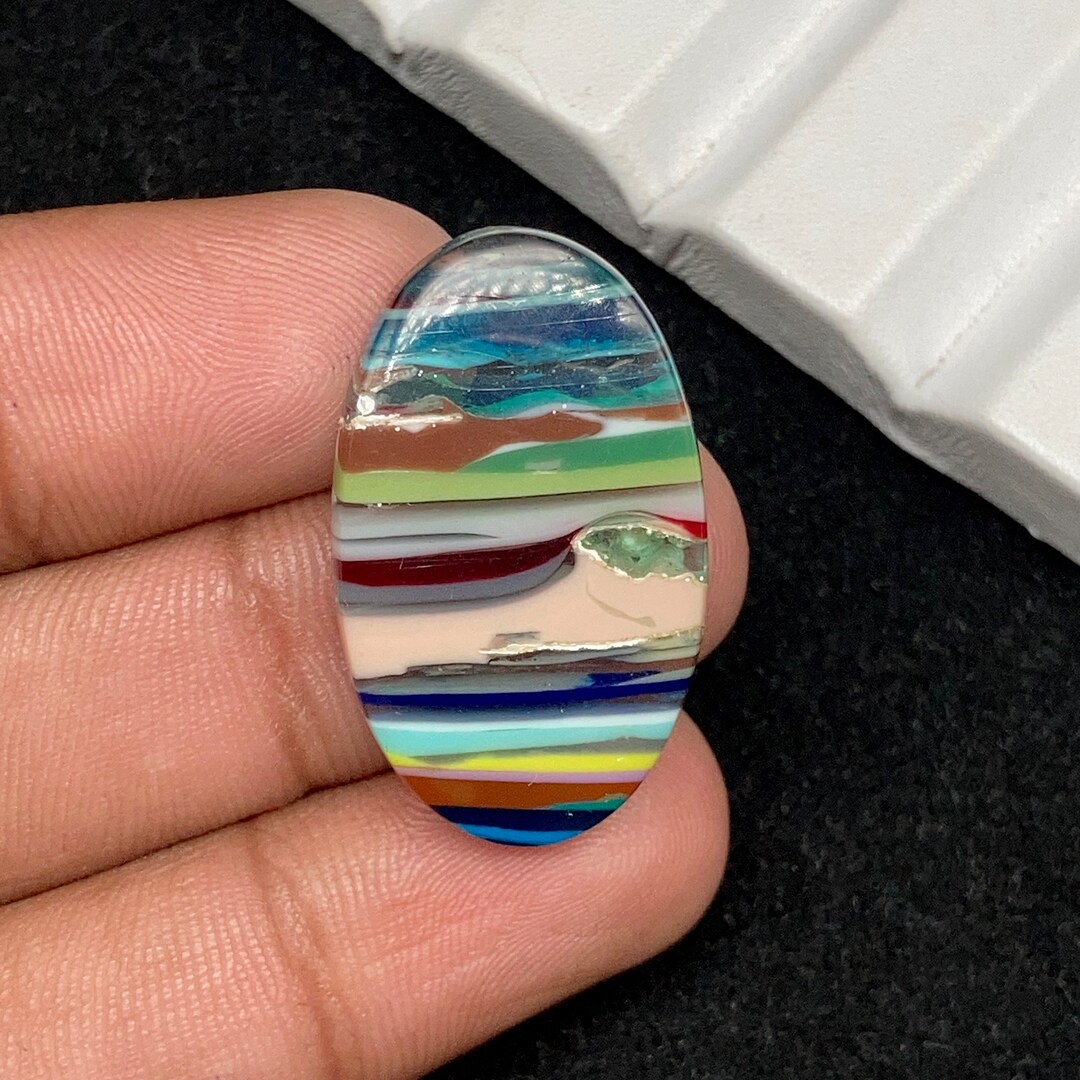 Top Quality..californian Surfite Oval Cabochon 31 X 19 X 5 - Etsy