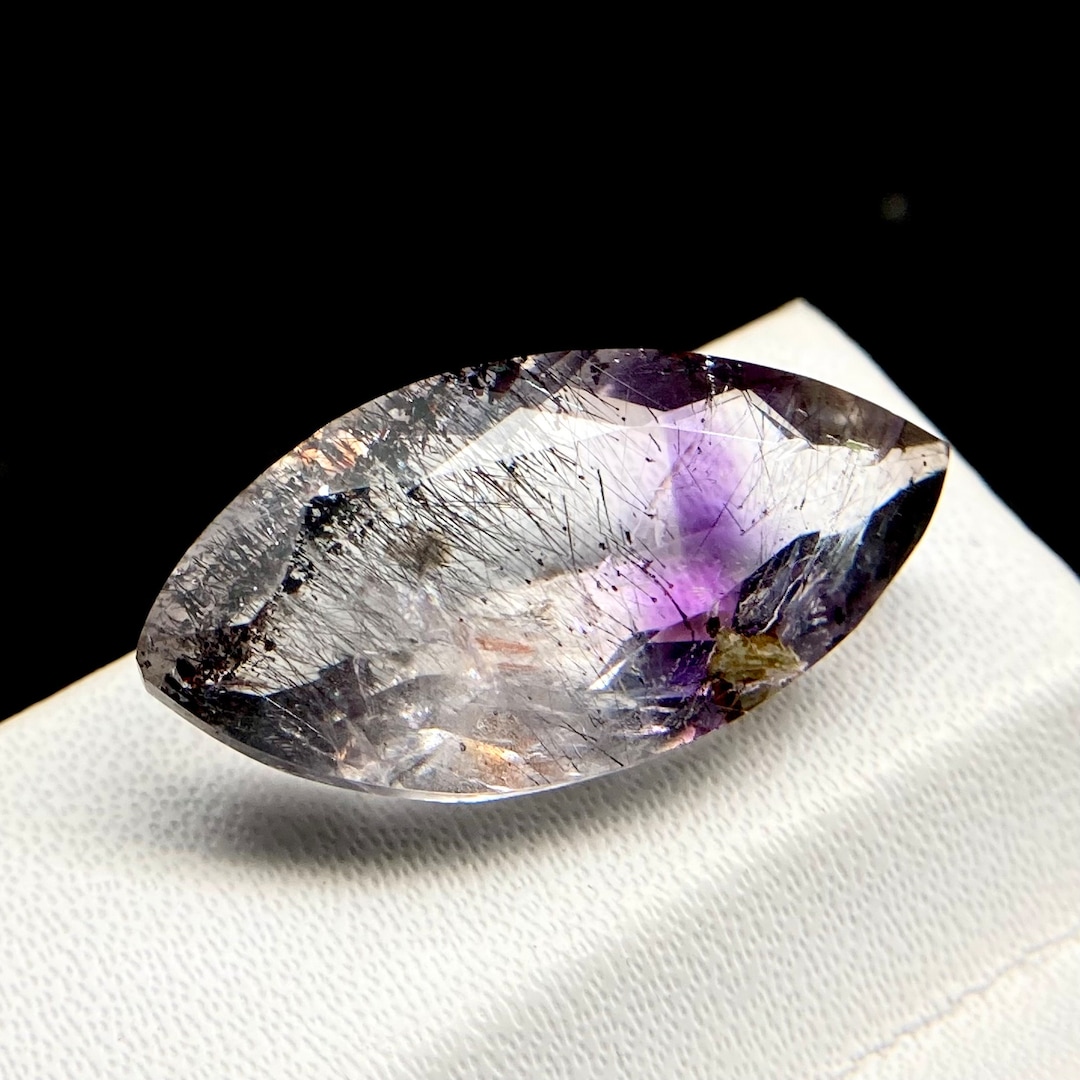 Super Seven Gemstone With Amazing 7 Crystals, Handmade Stone Seven ...