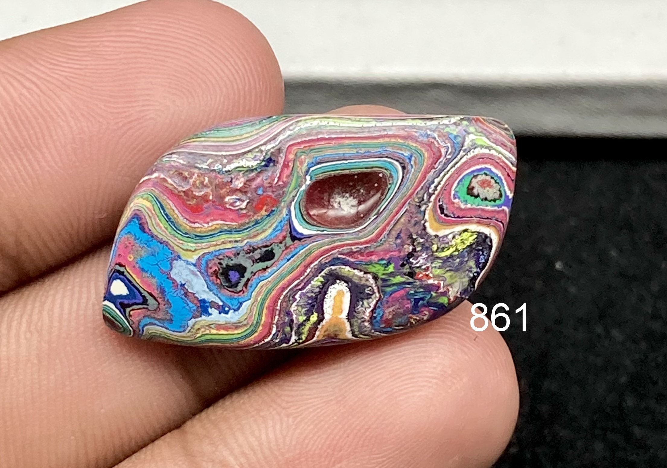 Fordite Cabochons, Natural Semi Precious Gemstone for Jewelry Making ...
