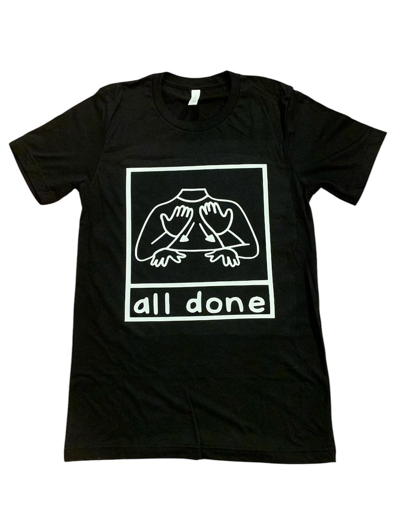 All Done -sign Language - Etsy