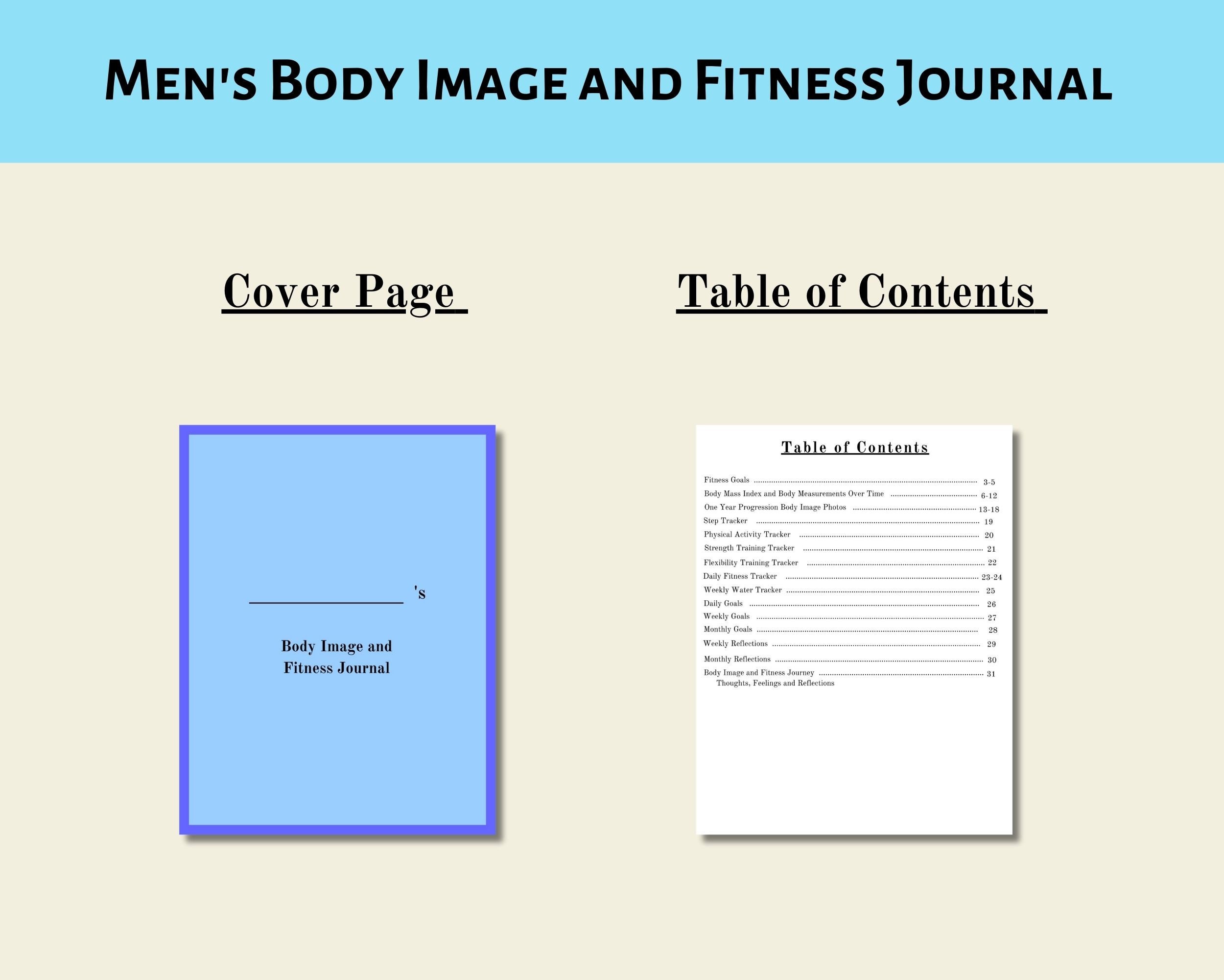 2024 Men's Body Image Journal, Men's Fitness Journal, Fitness Trackers ...