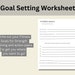 Weekly Strength Training Tracker Printable, Goal Setting Worksheet ...