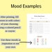 Mood Tracker Printable, Mood Planner, Weekly Mood Tracker, Mood Log ...