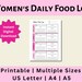 Printable Daily Food Log, Daily Food Log, Meal Tracker, Food Tracker ...