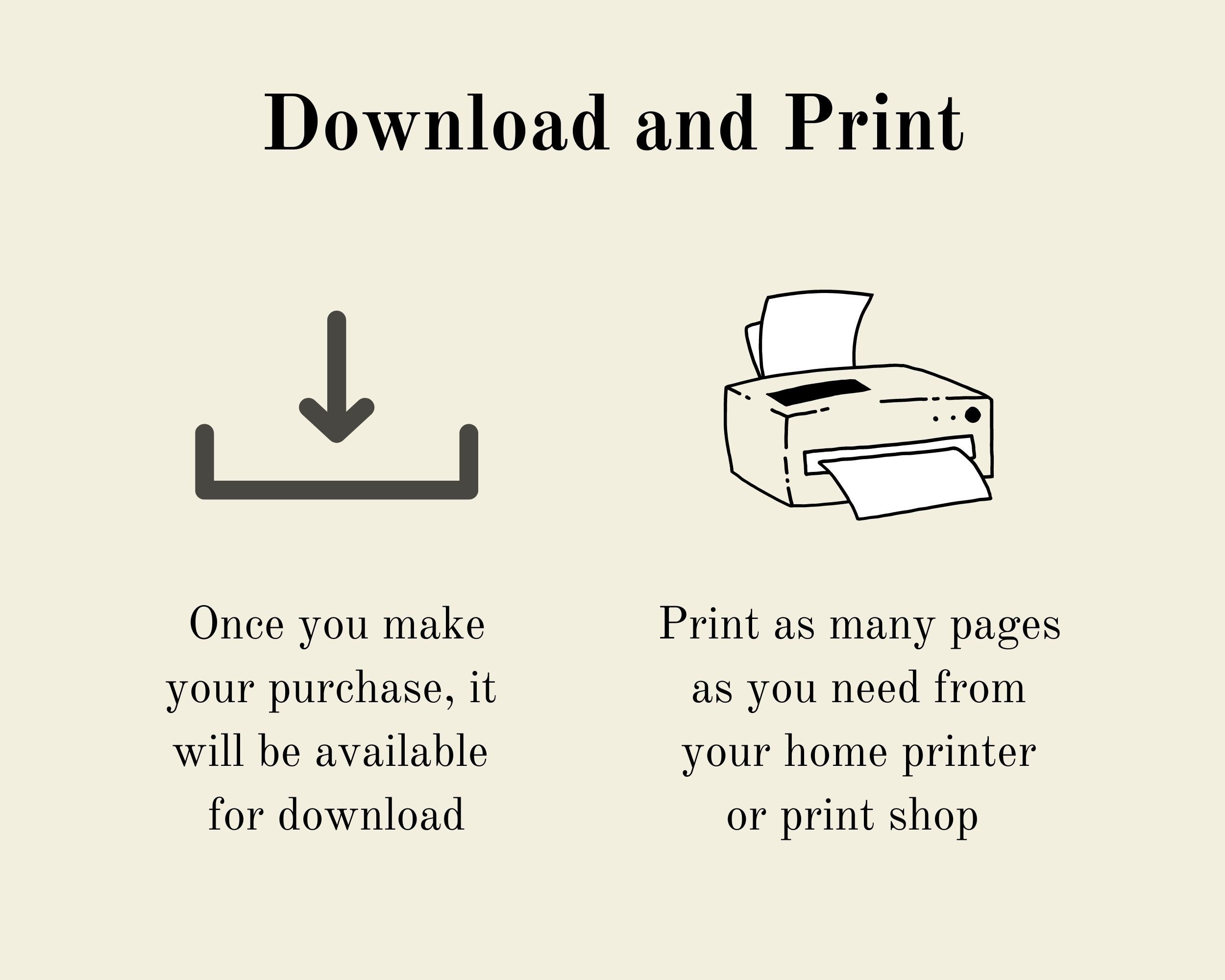 Printable Daily Food Log, Daily Food Log, Nutrition Log, Food Tracker ...