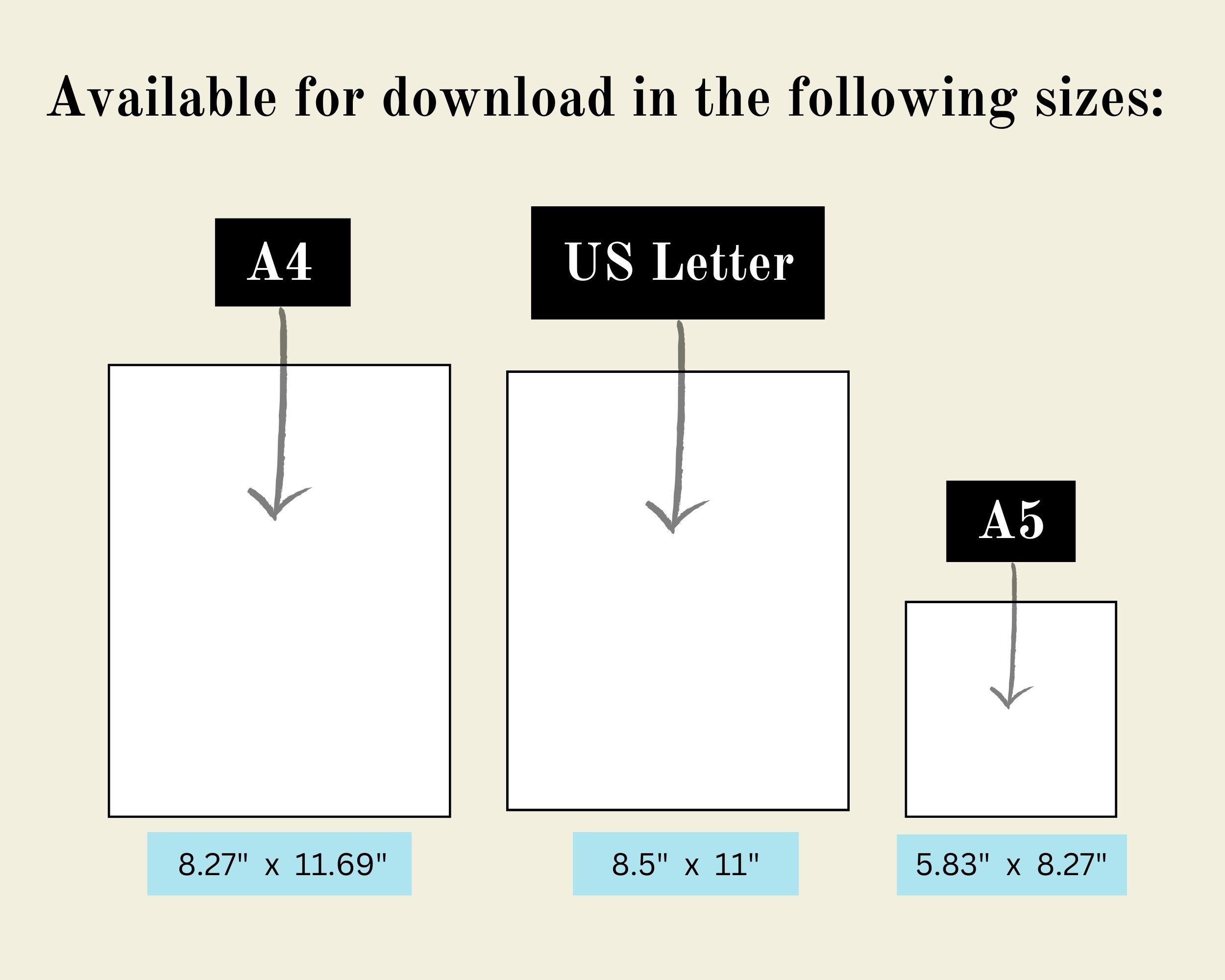 Water Tracker Printable Blue, Hydration Tracker, Habit Tracker, Water ...