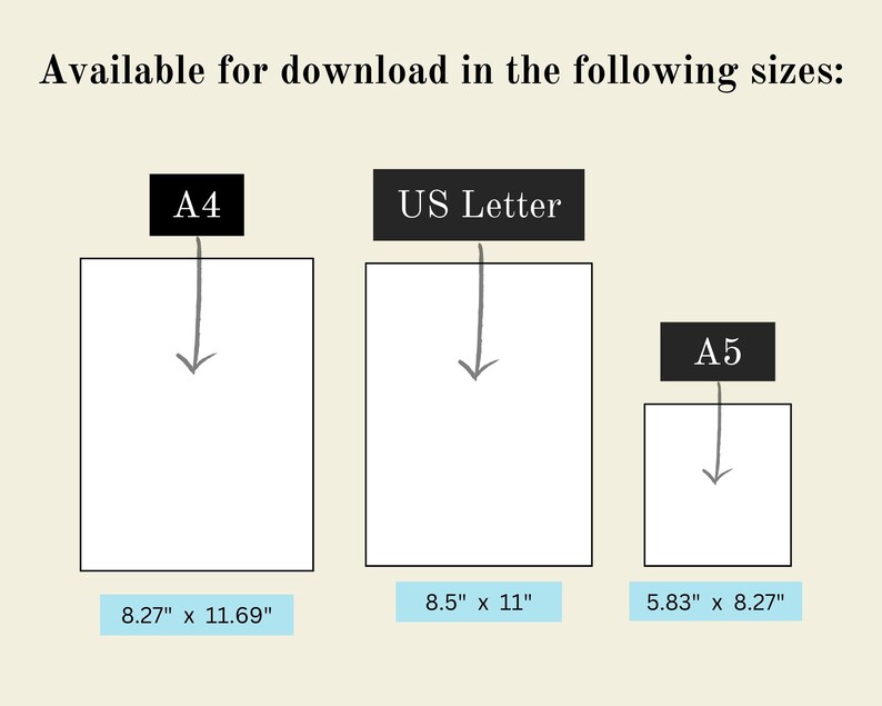 Blank Blue Water Tracker Printable, Hydration Tracker, Habit Tracker ...