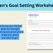 Weekly Strength Training Tracker Printable, Goal Setting Worksheet ...