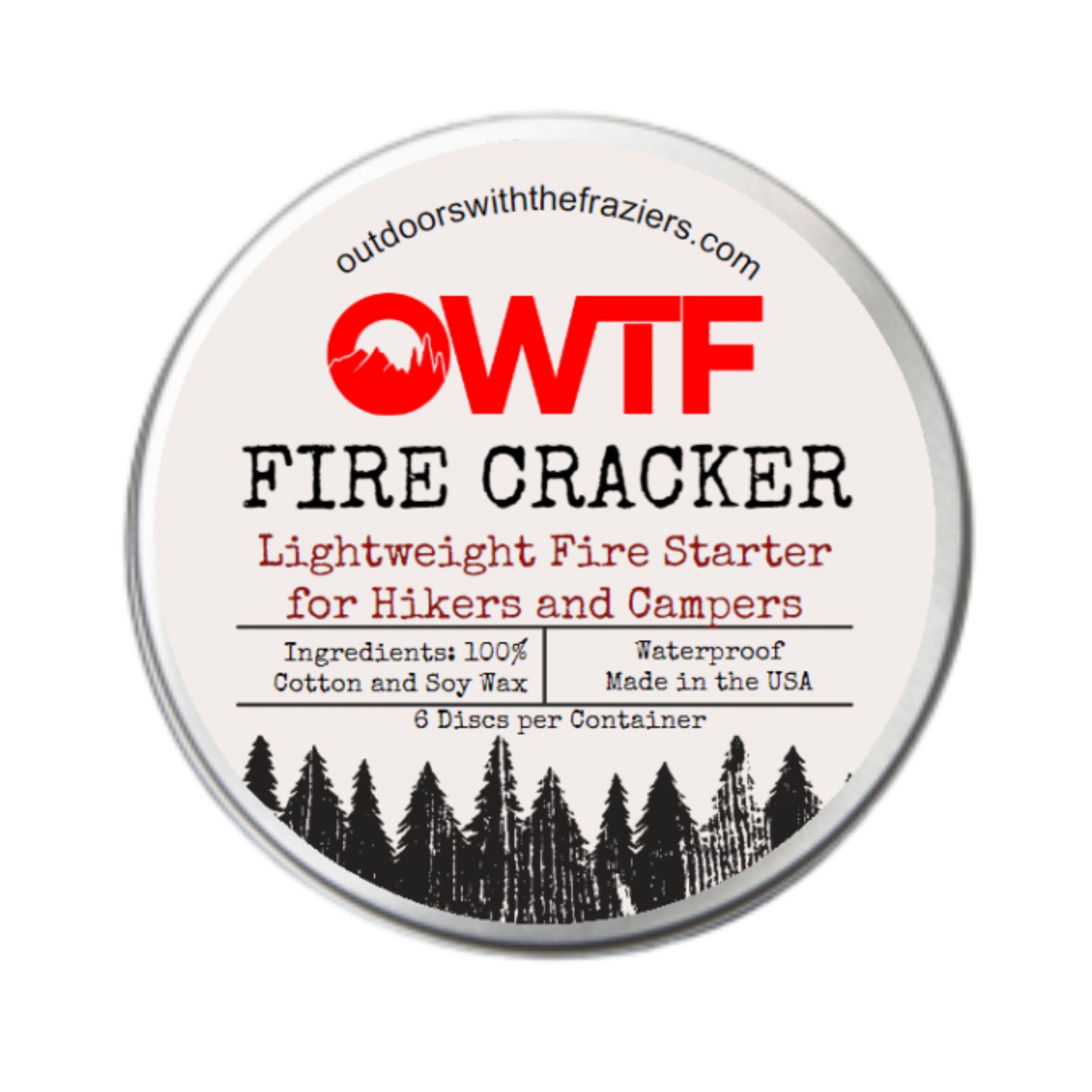 OWTF Fire Crackers 5ct Fire Disc Starter - Etsy