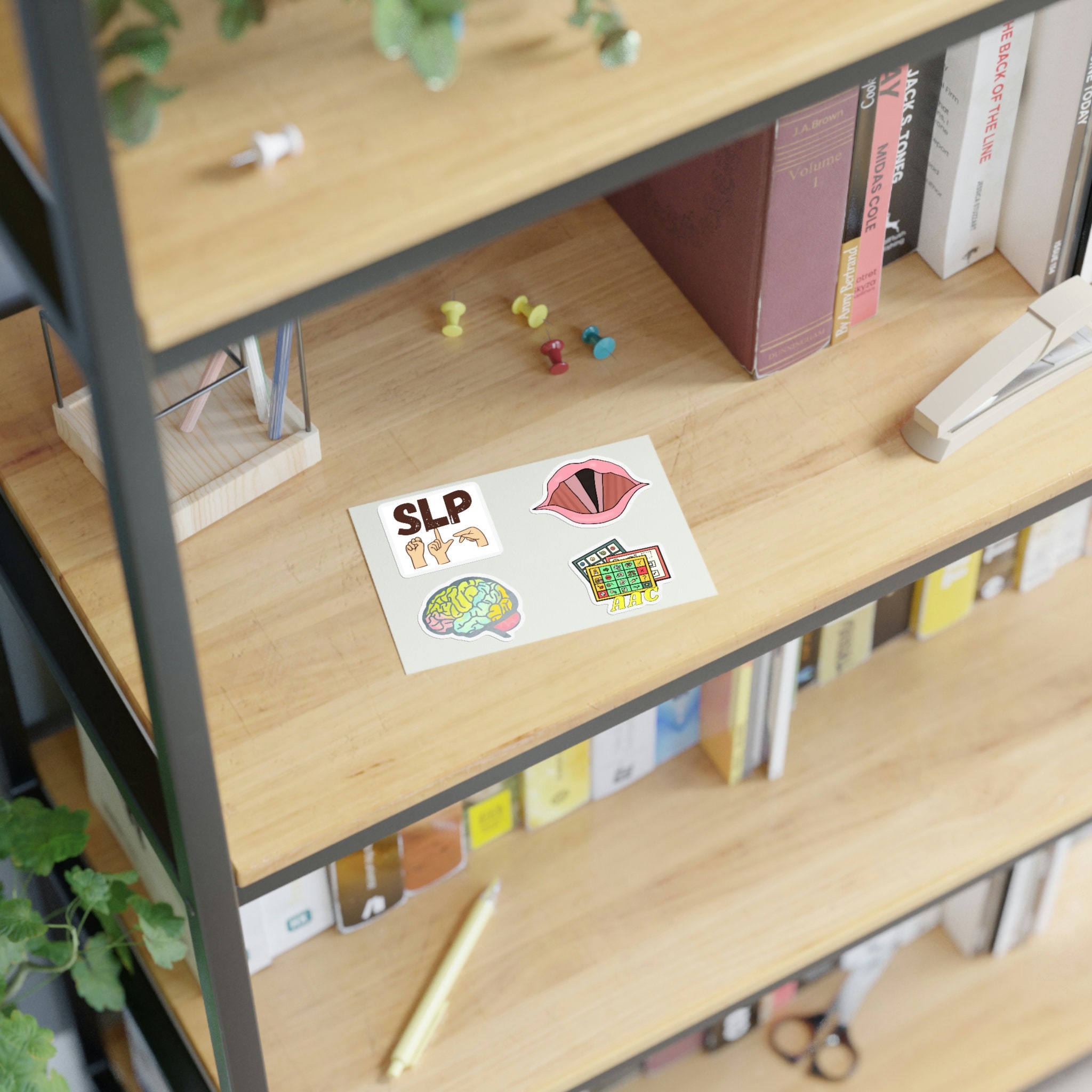 SLP Stickers Sign Language, Vocal Folds, Brain, AAC Sticker Sheet ...