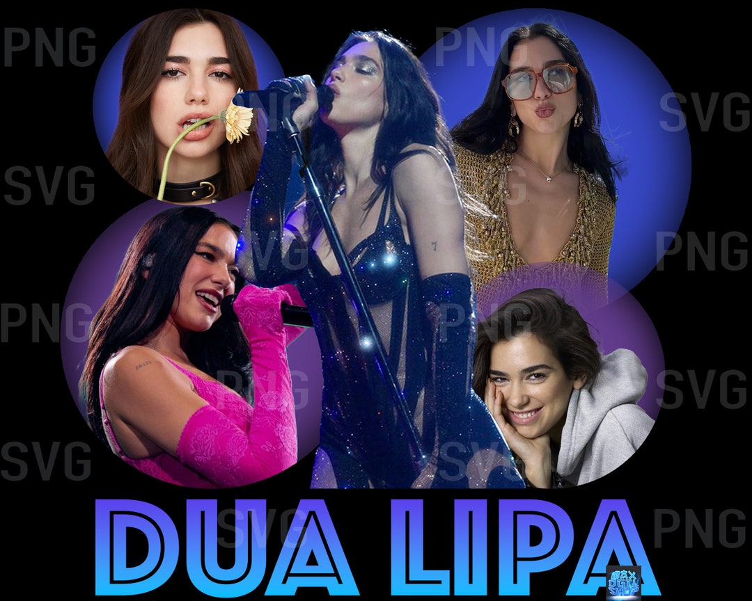Dua Lipa PNG T-shirt Designs PNG Bootleg T-shirt PNG - Etsy