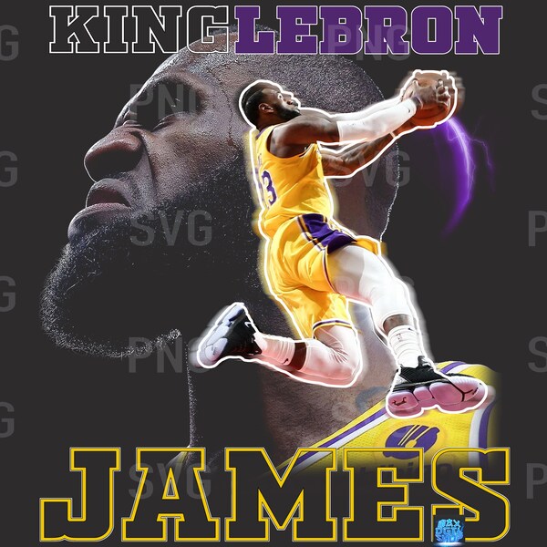Lebron James Vector - Etsy