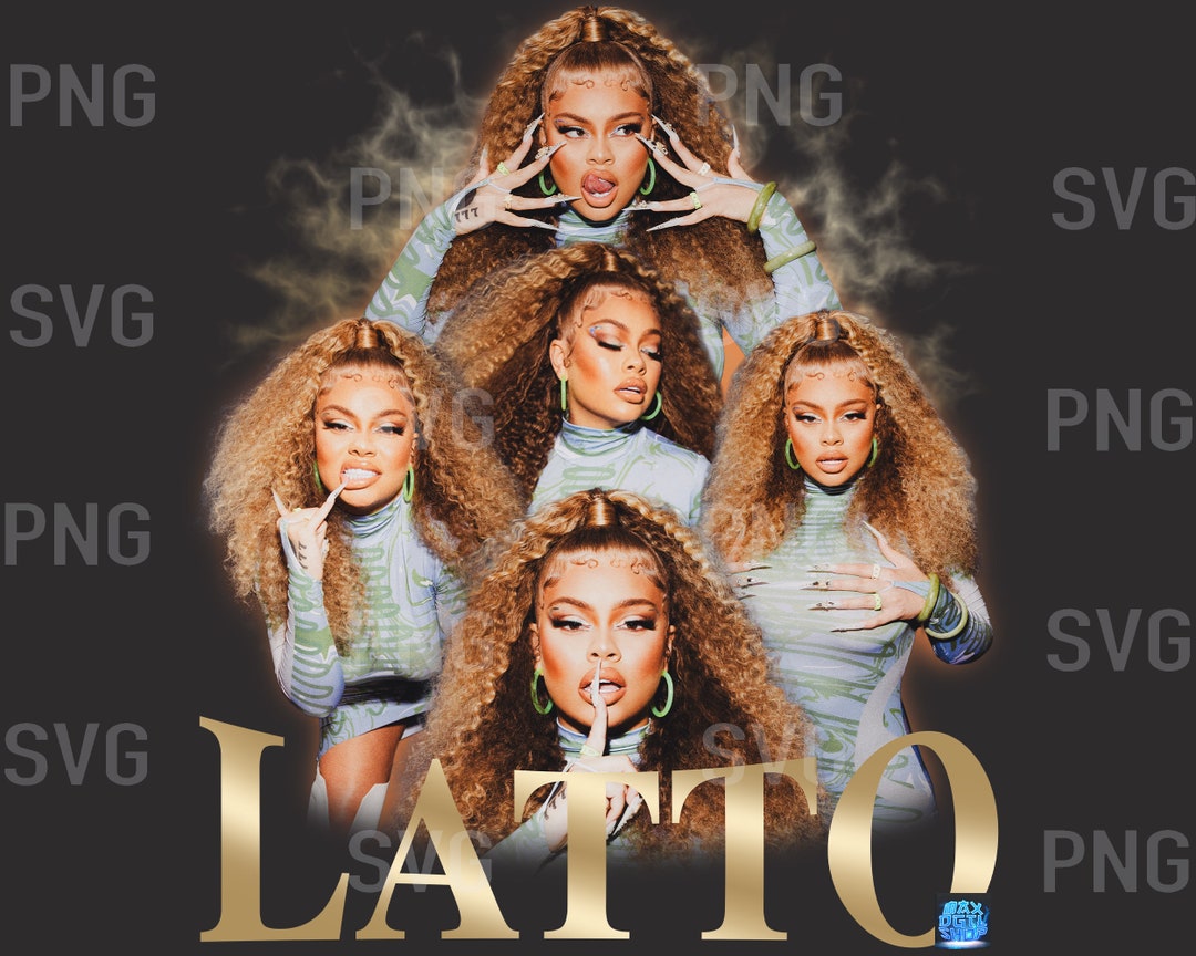 Latto Design PNG Rappers PNG Printable RAP T-shirt Design - Etsy UK