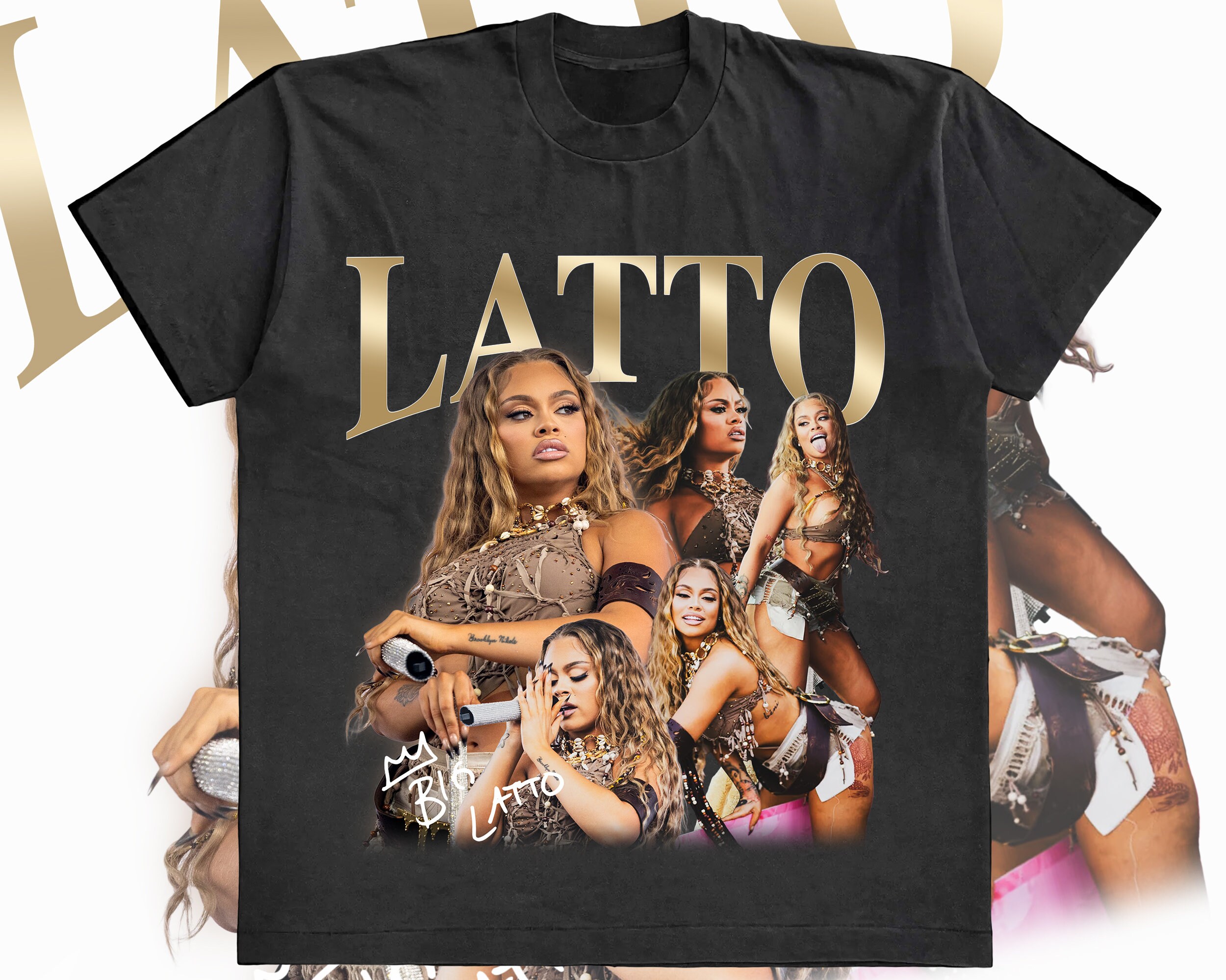 Latto Design PNG Rappers PNG Printable RAP T-shirt Design - Etsy UK