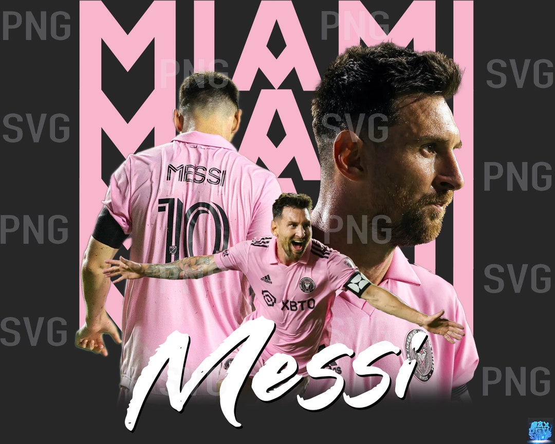 Lionel Messi Miami Design PNG Poster PNG Printable - Etsy