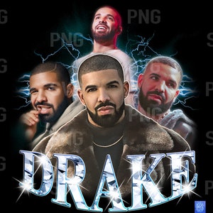 Drake T-shirt Design Tee SVG Vintage T-shirts PNG - Etsy