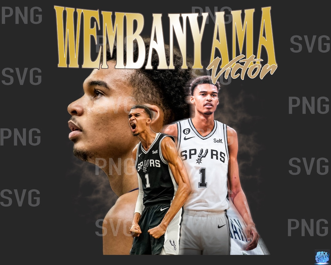 Victor Wembanyama Design PNG Poster PNG Printable Basketball T-shirt ...