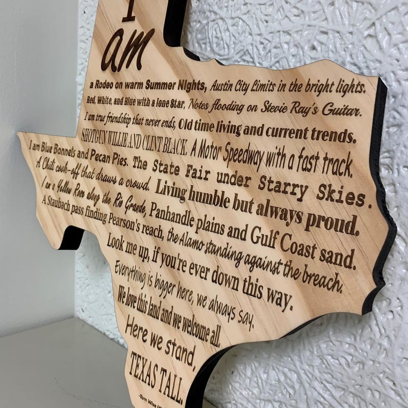 Texas Wood Sign - Etsy