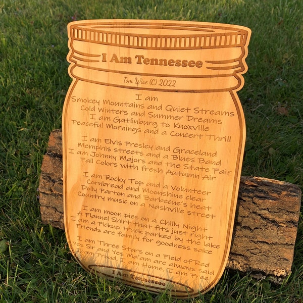 Tennessee Wood Sign - Etsy