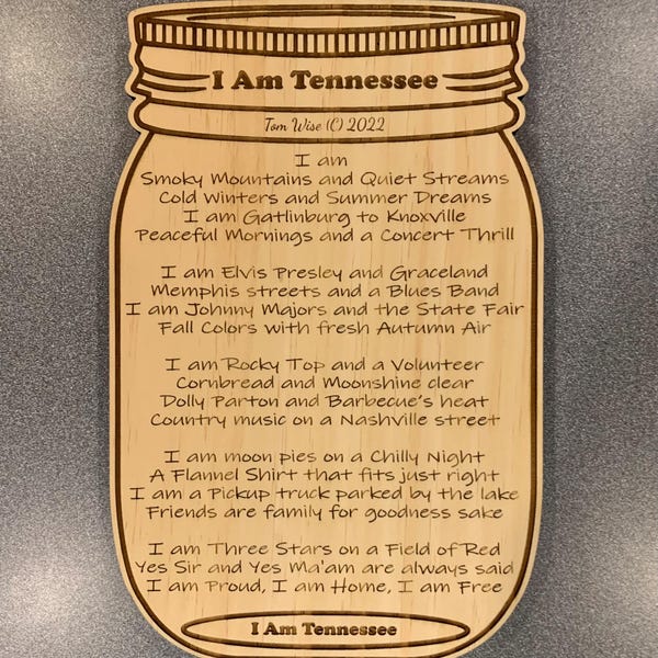 Tennessee Wood Sign - Etsy