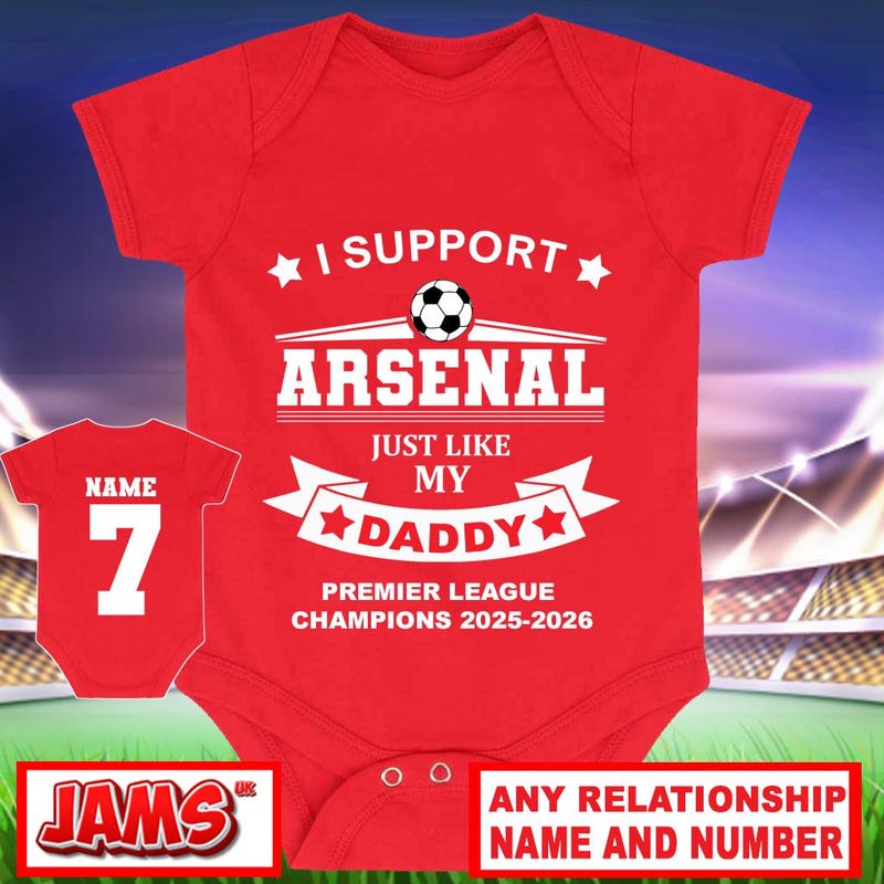 Personalized Arsenal Shirts - Etsy UK