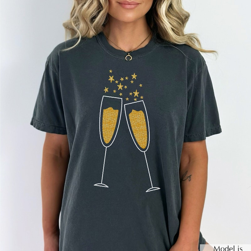 Champagne Tshirt - Etsy