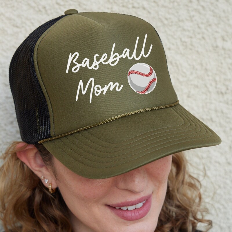 Baseball Mom Cap - Etsy