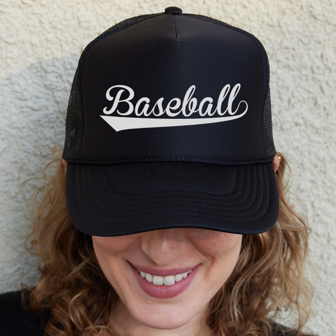 Baseball Custom Trucker Hat Baseball Coach Cap Game Day Hat - Etsy