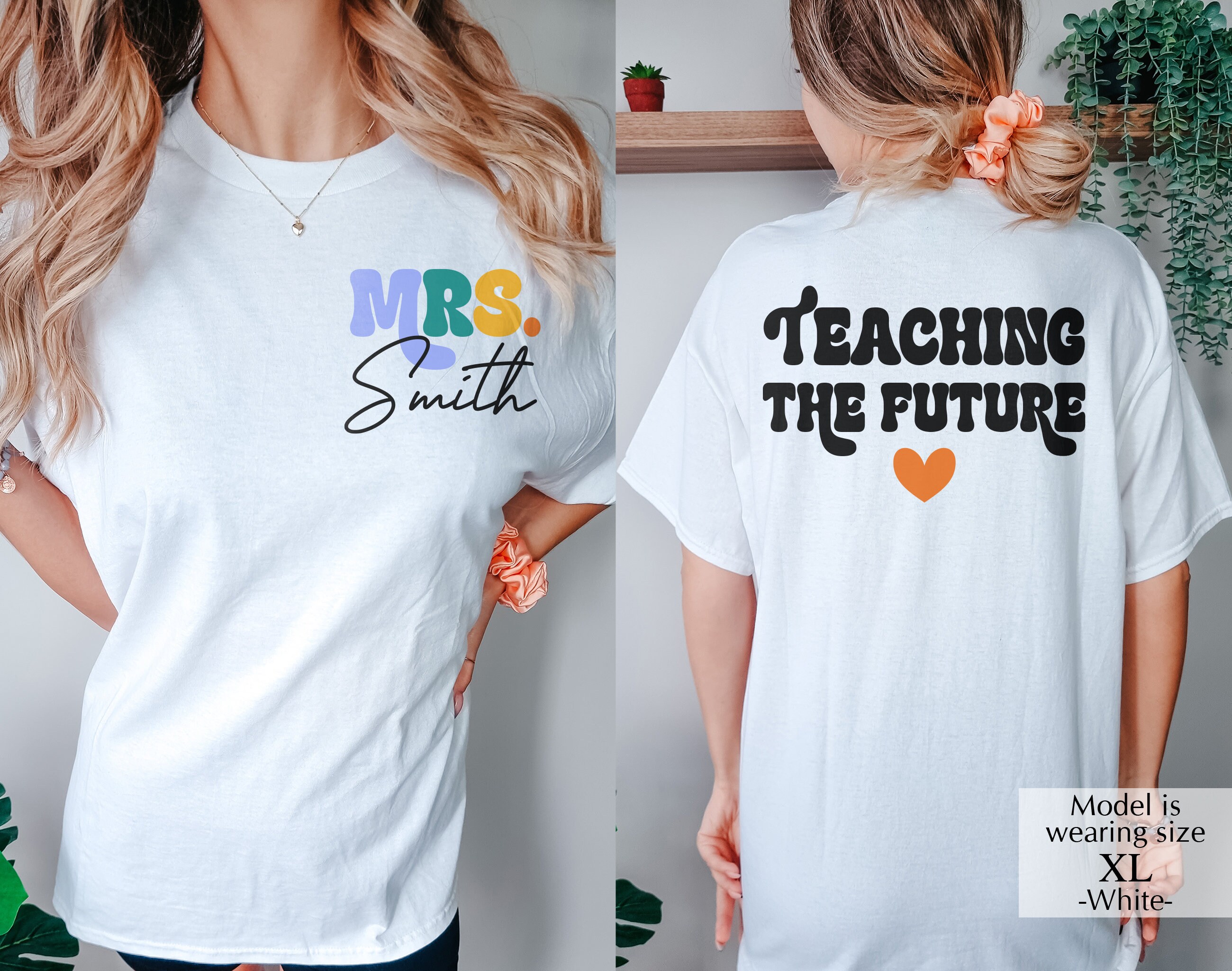 Personalized Teacher Shirt Teaching the Future Shirt Comfort - Etsy