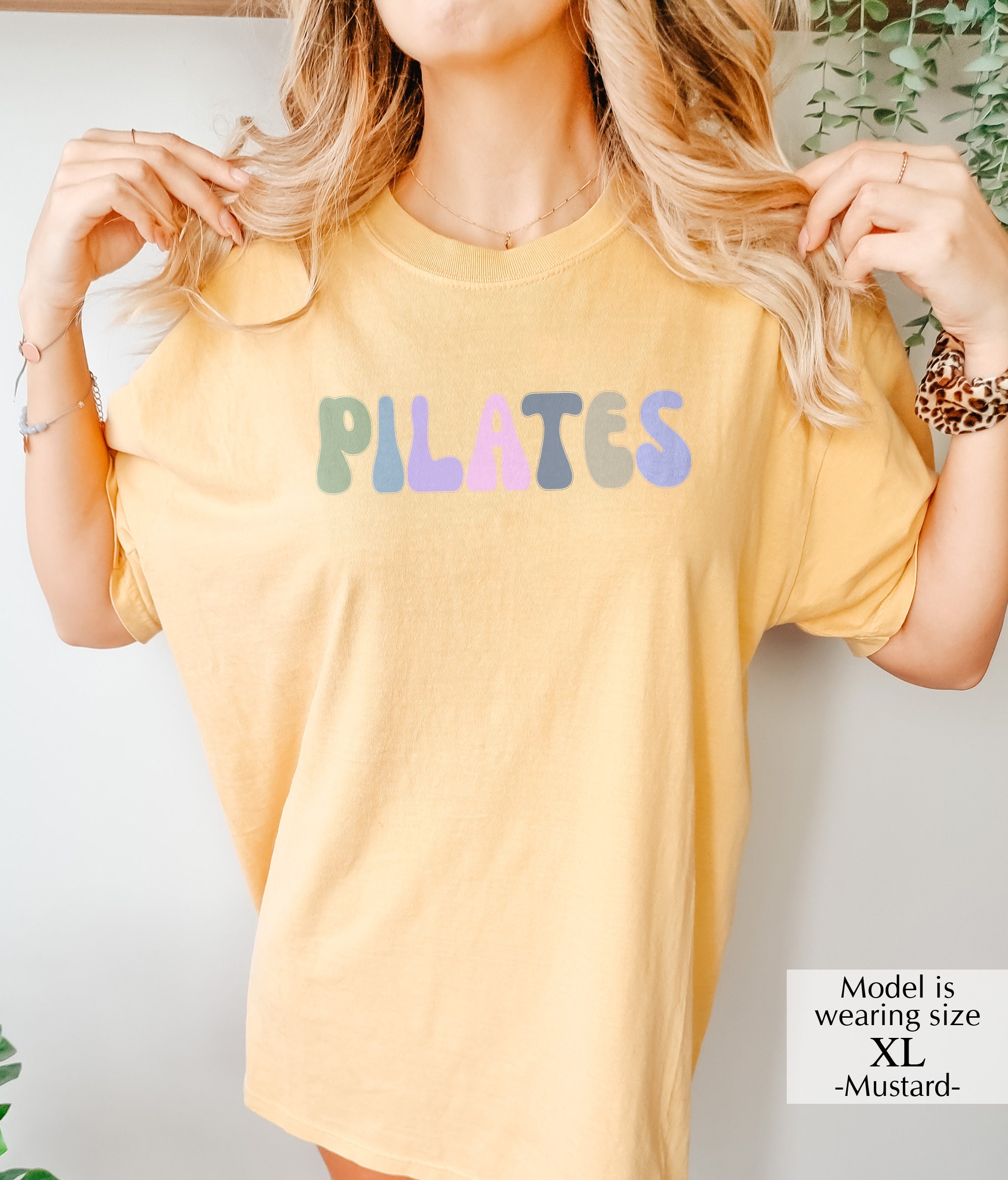 Comfort Color Pilates Shirt Workout Shirt Pilates Teacher - Etsy