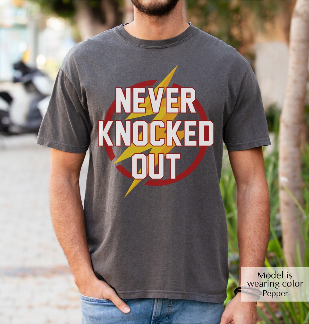Never Knocked Out Shirt, Comfort Colors Men Shirt, Music Album Tee ...