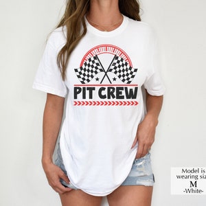 Pit Crew Shirt, Matching Race Car Shirt, Checkered Flag Shirt, Drag ...
