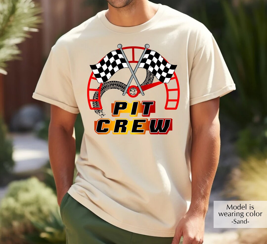 Pit Crew Car Shirt, Men Racing Shirt, Race Car T-shirt, Dirt Track ...