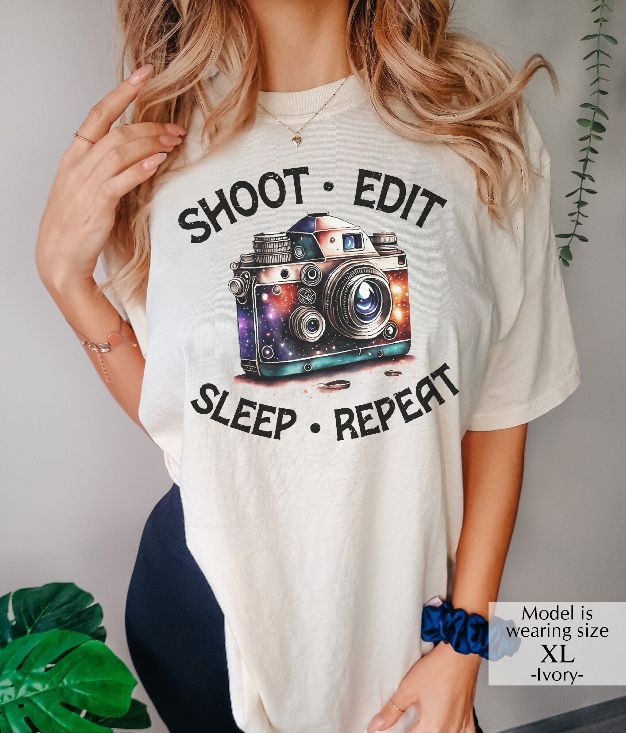 Shoot Edit Sleep Repeat Shirt Camera Shirt Photographer - Etsy