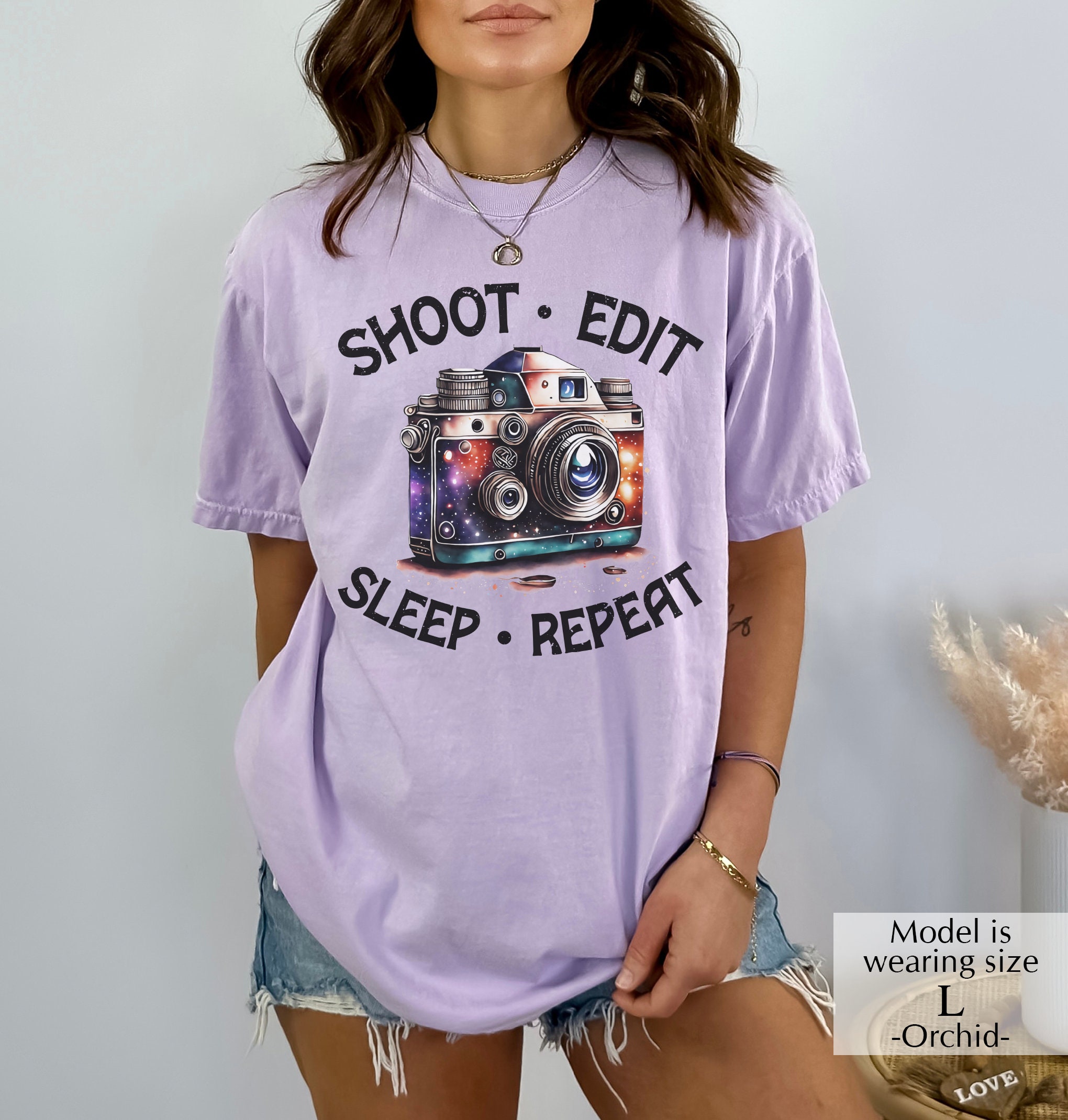 Shoot Edit Sleep Repeat Shirt Camera Shirt Photographer - Etsy