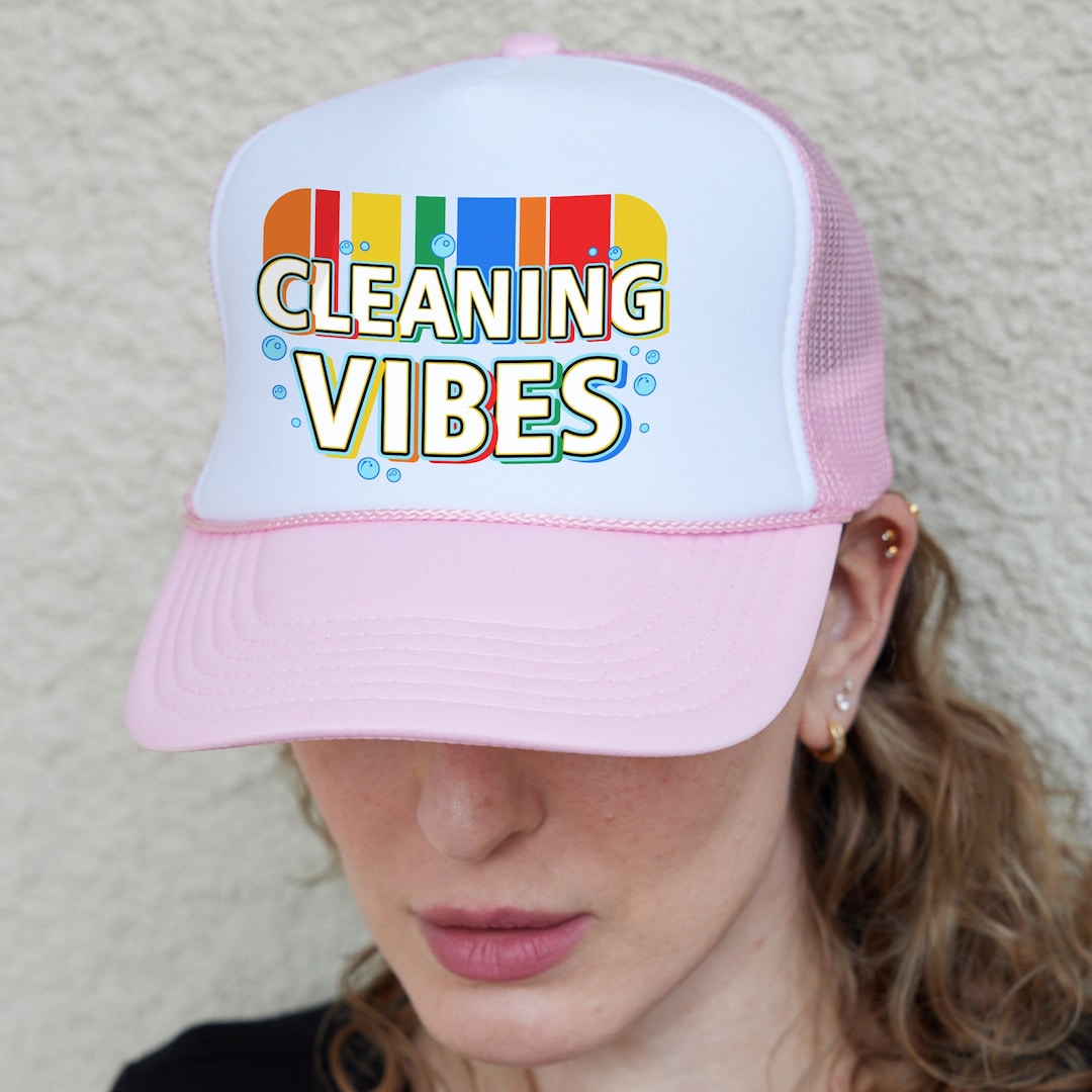 Cleaning Vibes Hat, House Cleaning Hat, Hostess Gift, Cleaning Hat ...