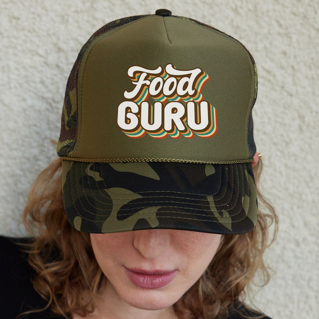 Food Guru Trucker Hats Chef Guru Baseball Caps, Gift for Chef ...