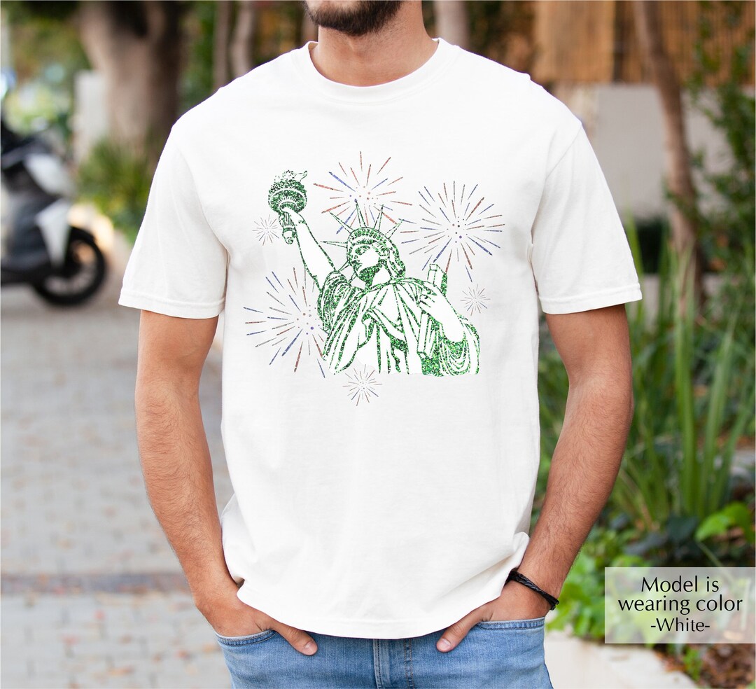 Statue of Liberty Shirt, New York City Shirt, Comfort Color Men Shirt ...