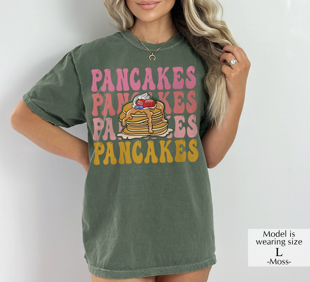 Pancakes Shirt, Funny Short Stacks Shirt, Comfort Color Women Shirt ...