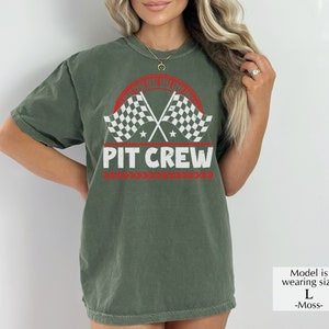 Pit Crew Shirt, Matching Race Car Shirt, Checkered Flag Shirt, Drag ...