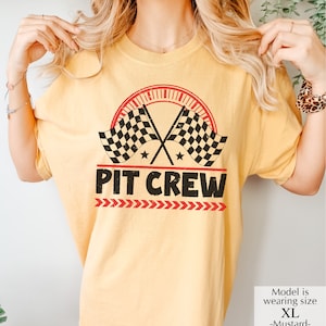 Pit Crew Shirt, Matching Race Car Shirt, Checkered Flag Shirt, Drag ...