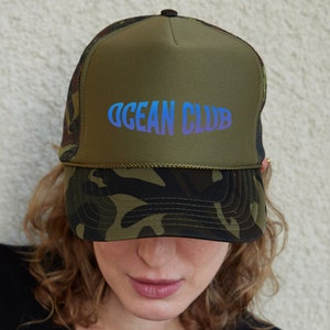 Ocean Club Hat, Beach Hat, Ocean Cap, Summer Vacation Hat, Ocean ...