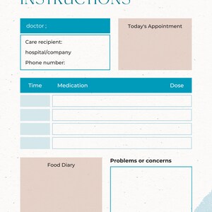 Printable Hospital Bag Checklist, Doctor's Instructions , House Seater ...