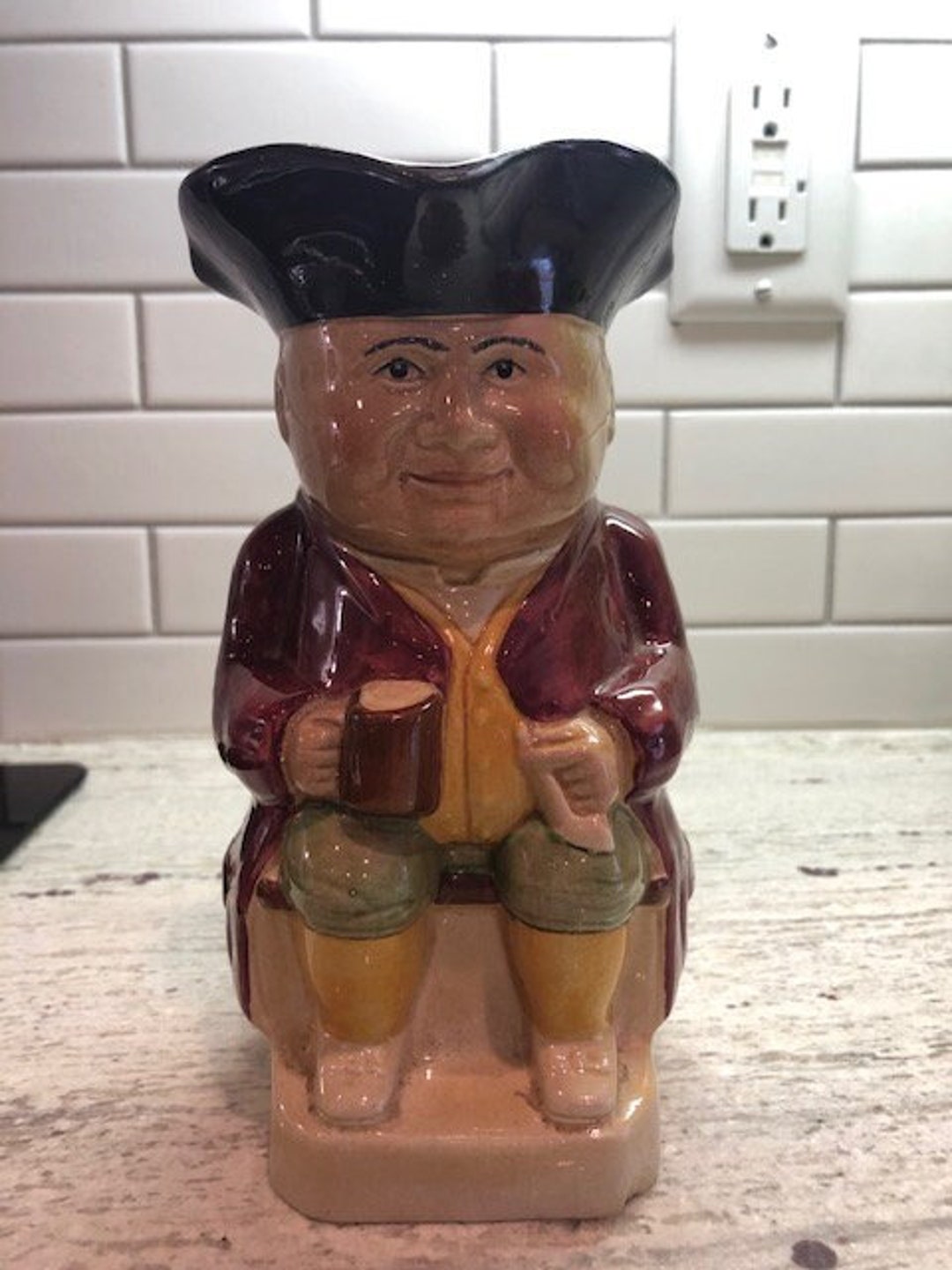 Toby Jug / Benjamin Toby by Wood & Sons / 7.5" Tall - Etsy